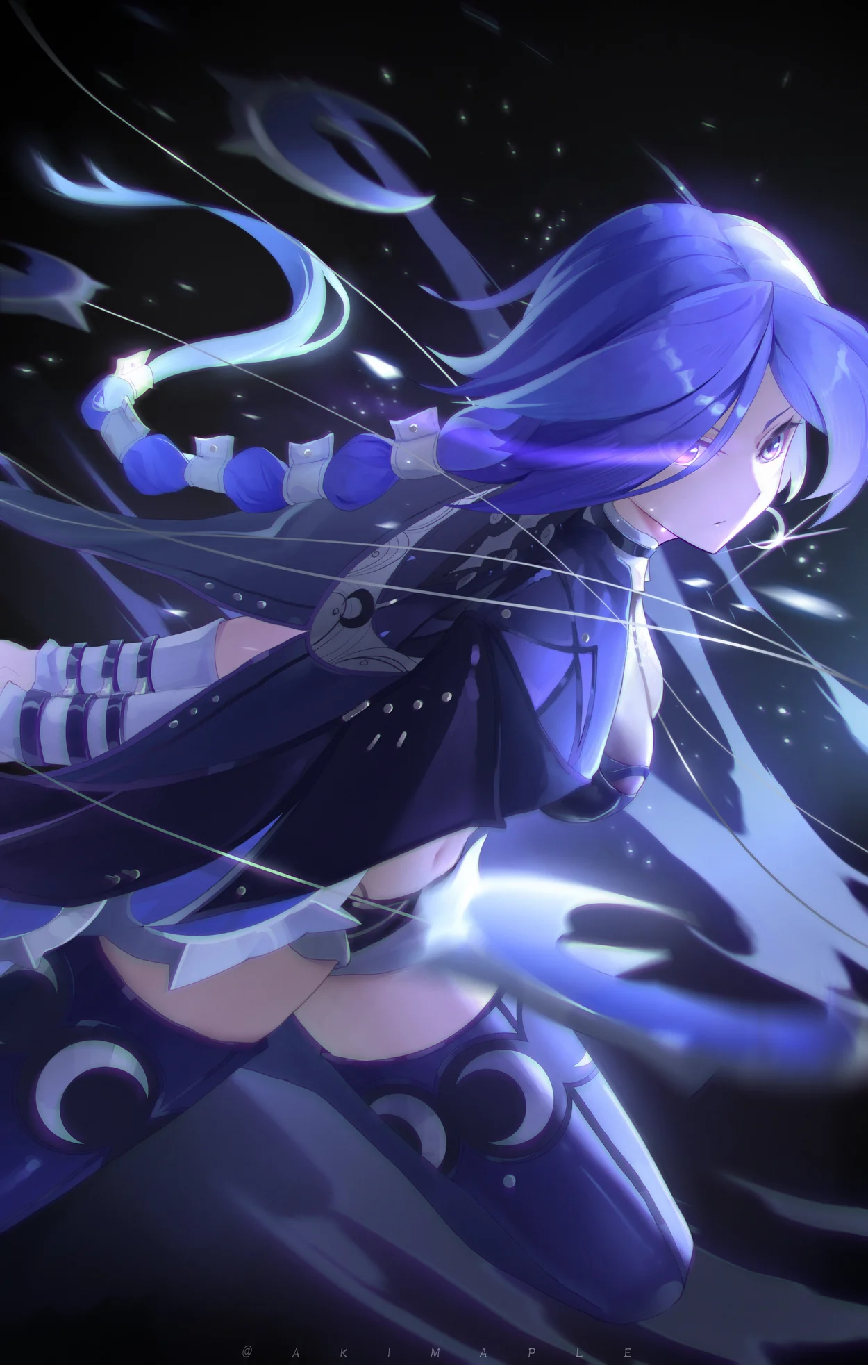 普罗梅亚 绝区零 蓝发壁纸 | 2700x4358 | Wallpaper Alchemy